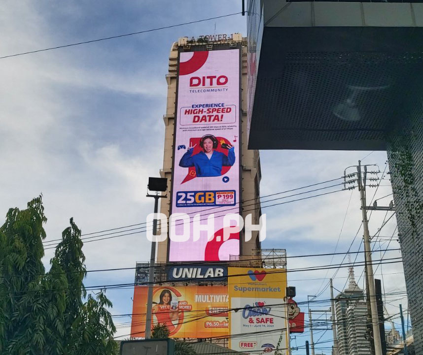 New Telco Player DITO secures Premium OOH Position