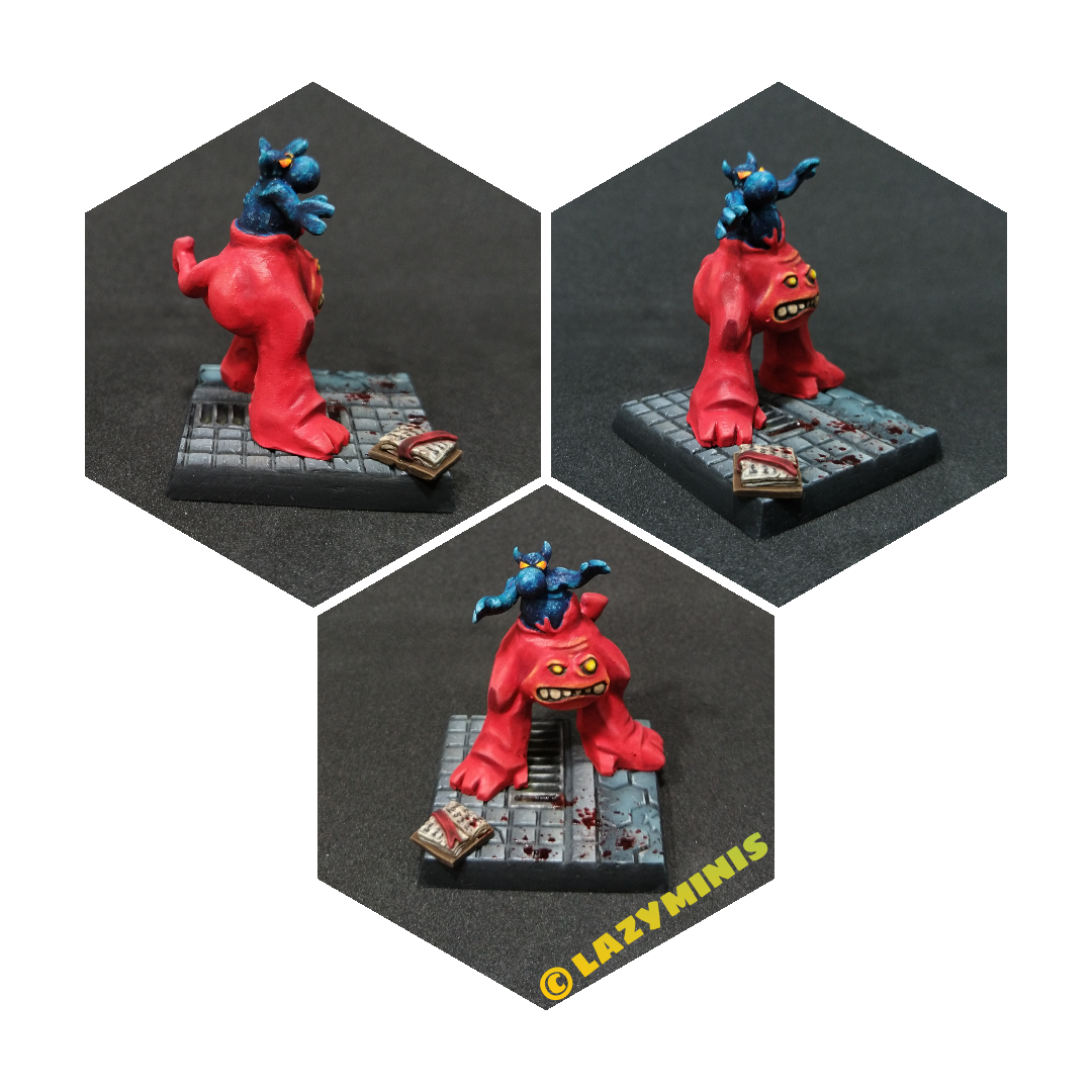 LAZYMINIS: Red Test Soulstone Demon (Creatures from hell Fantasy ...