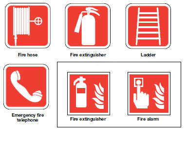 Fire Safety Training in Chennai: Firefighting signs