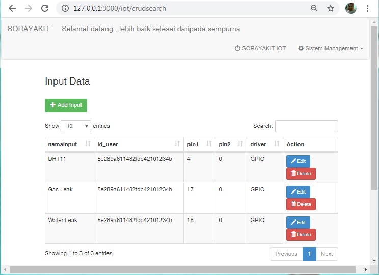Datatables Nodejs