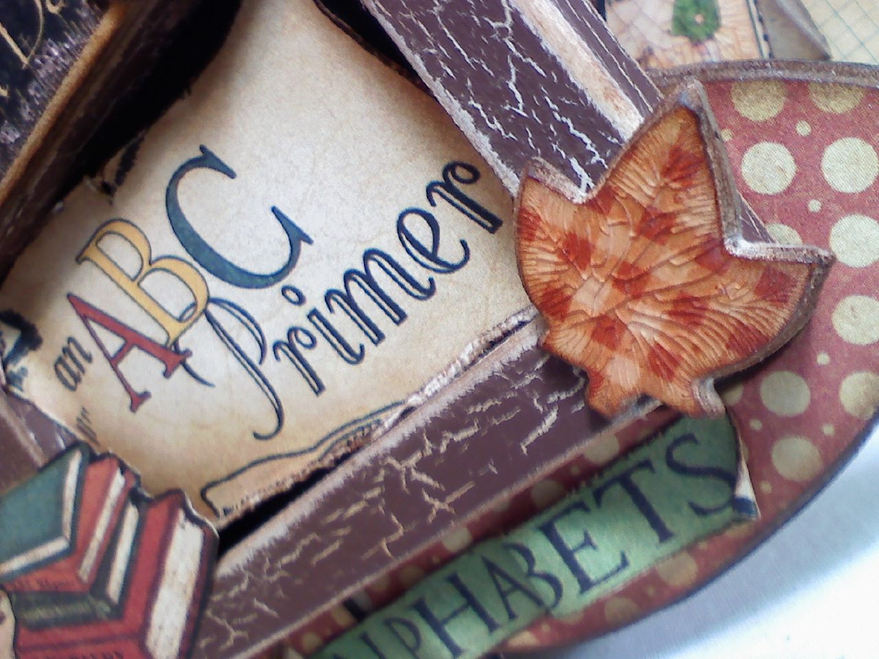 “Autumn Leaf” Custom Accucut die and Album! – The Jule Box Studios