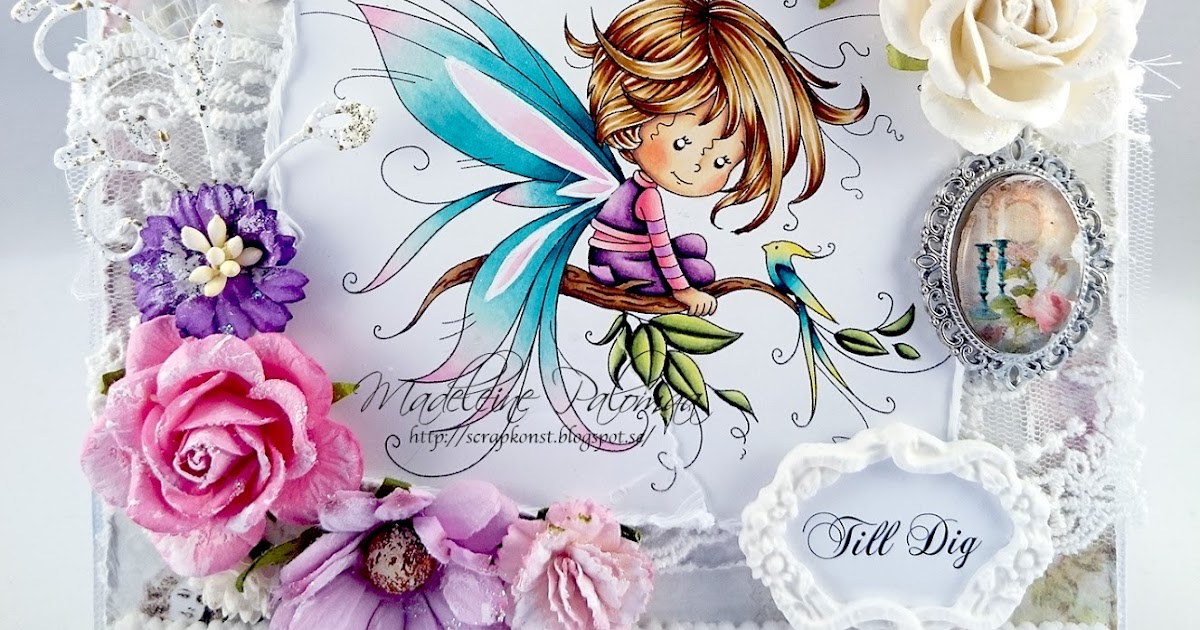 Scrapkonst: Wee Stamps Pixie card