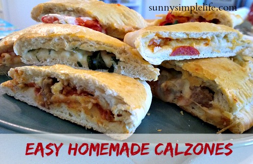 Sunny Simple Life: How To Make Homemade Calzones