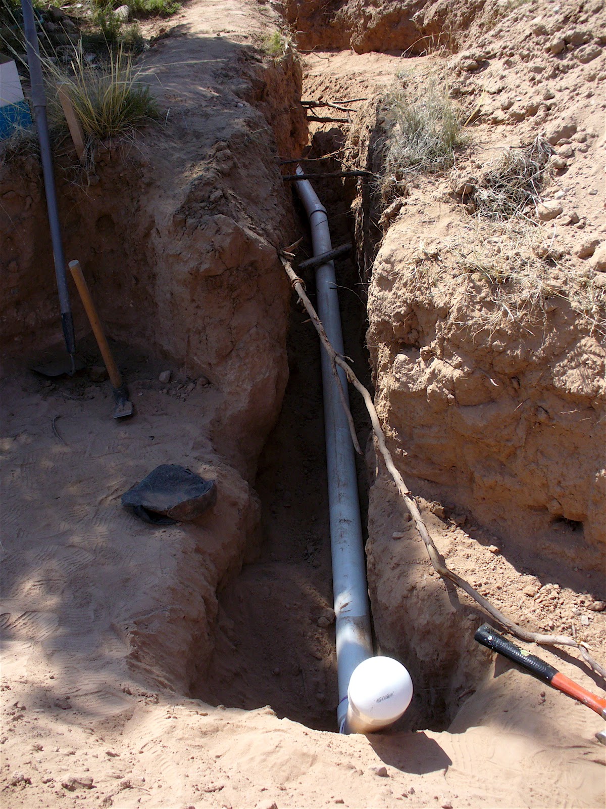 Alt. Build Blog: Building A Well House #1: Rubble Fill Foundation