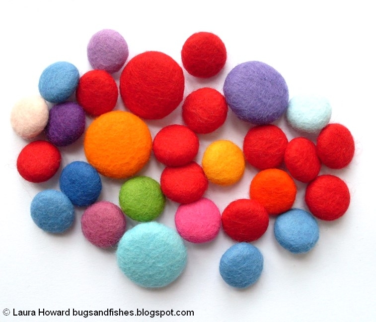 Bugs and Fishes by Lupin: How To: Make Felt Covered Buttons