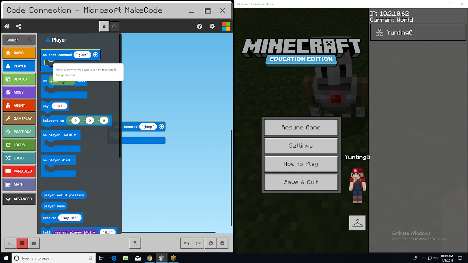 How to use MakeCode for Minecraft