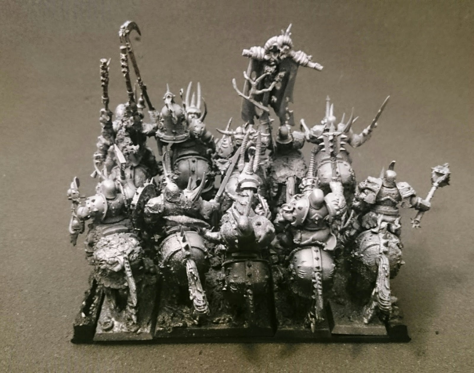 The Rusty Workbench: WiP - Nurgle Rot Knights part 3