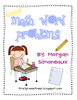 First Grade Fresh: Daily Math Word Problems