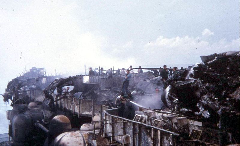Liveboat USA cruises blog: Remembering the 1967 USS Forrestal fire 44 ...