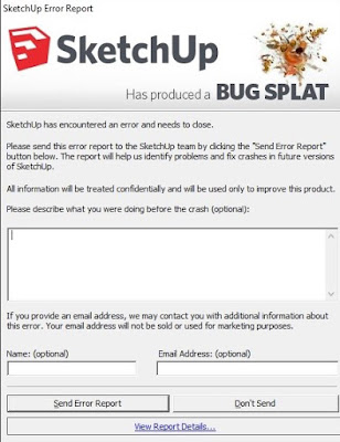 Cara Mengatasi Bugsplat pada Sketchup | 3D Visual
