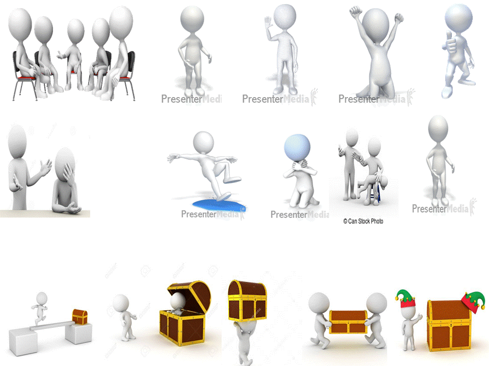 VÍVIA LETICIA: Bonecos Brancos - Familia