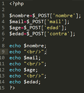 Metodo POST en html
