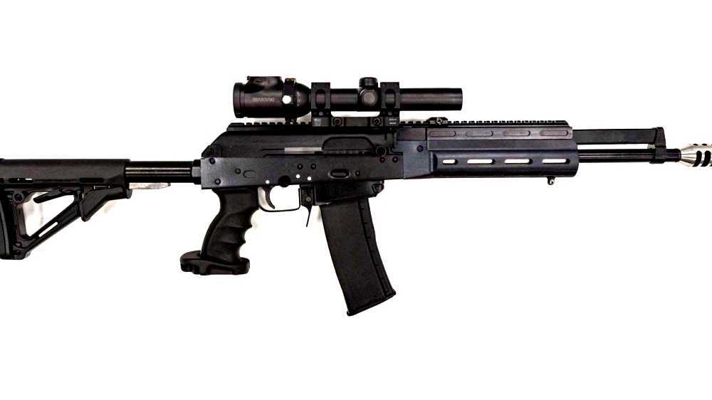 Saiga semi-automatic rifle