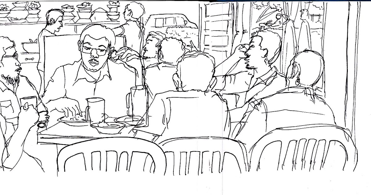 Top Ide Sketsa Makan, Istimewa!