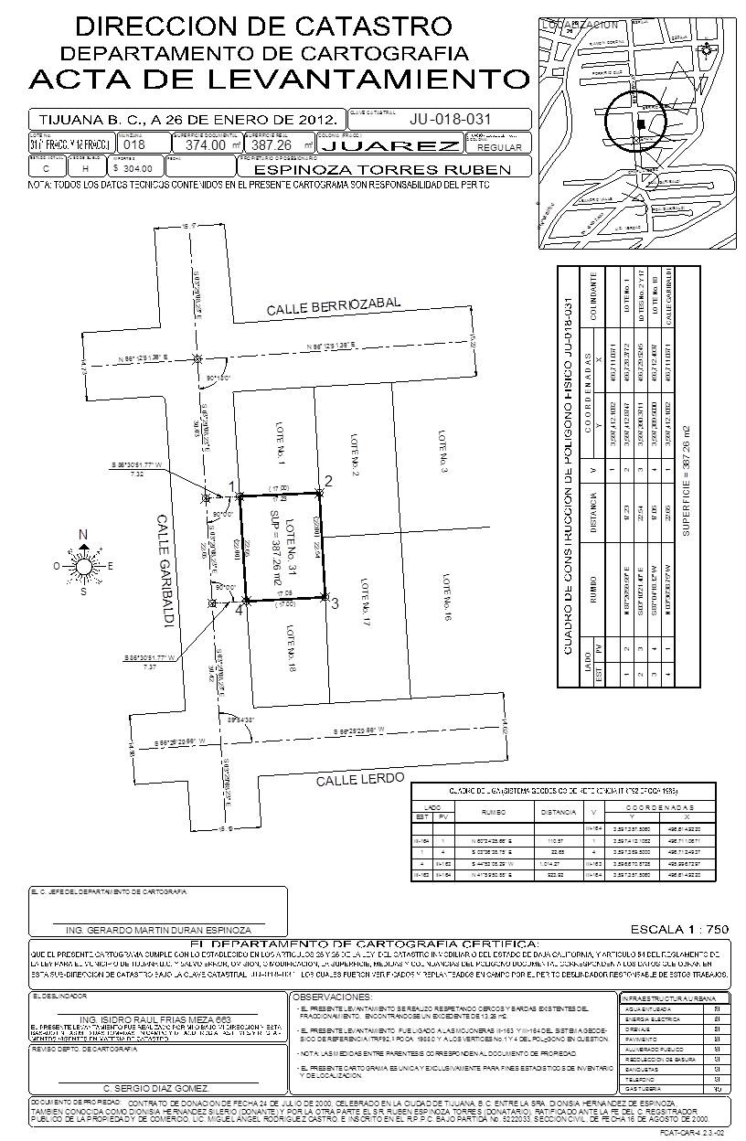 Urbanimex Blog.: PLANOS CATASTRALES