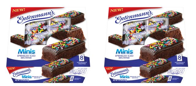 New Entenmann's Minis Sprinkled Iced Brownies Arrive on Store Shelves