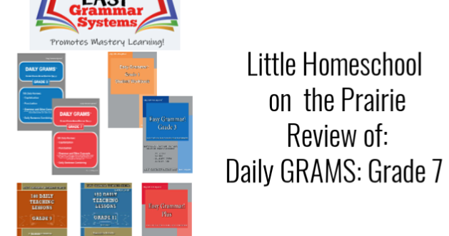 Little Homeschool on the Prairie: Easy Grammar Systems & Daily GRAMS ...