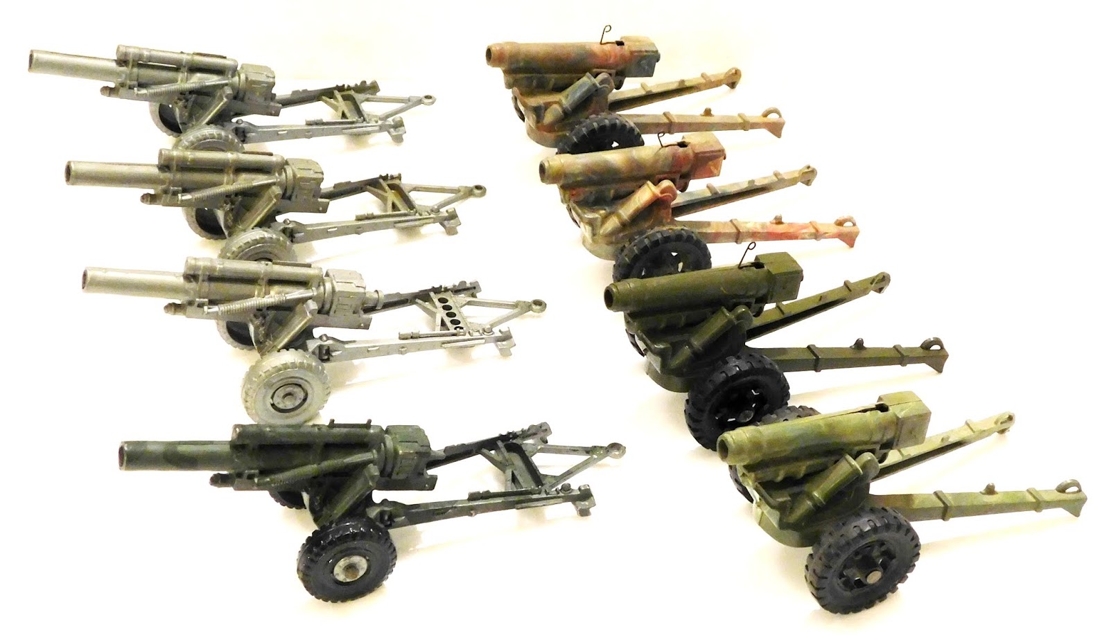 Toys and Stuff: Cleaning House: 8 Marx Playset Howitzers Plus Short ...