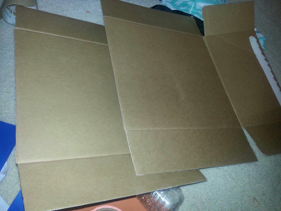 YAHF: cardboard painting