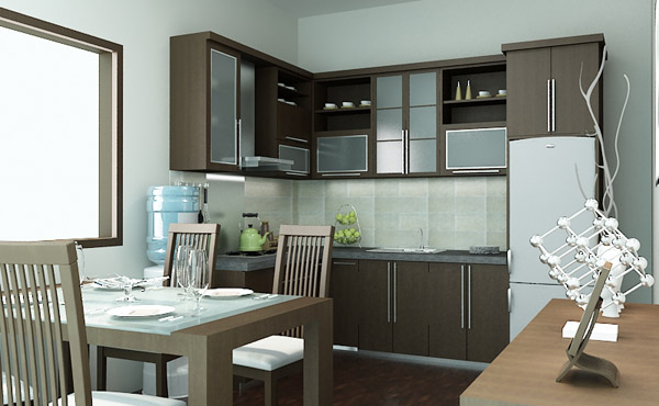 Minimalist kitchen set for your family