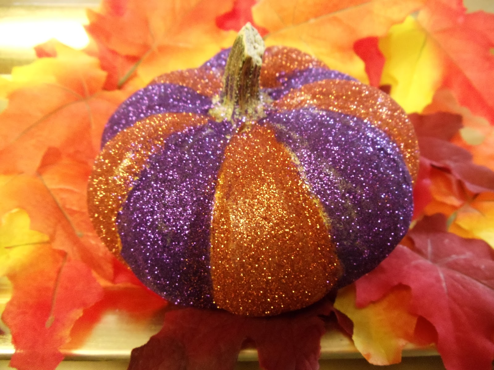 DIY: Glitter up Pumpkins! - Ann Butler Designs