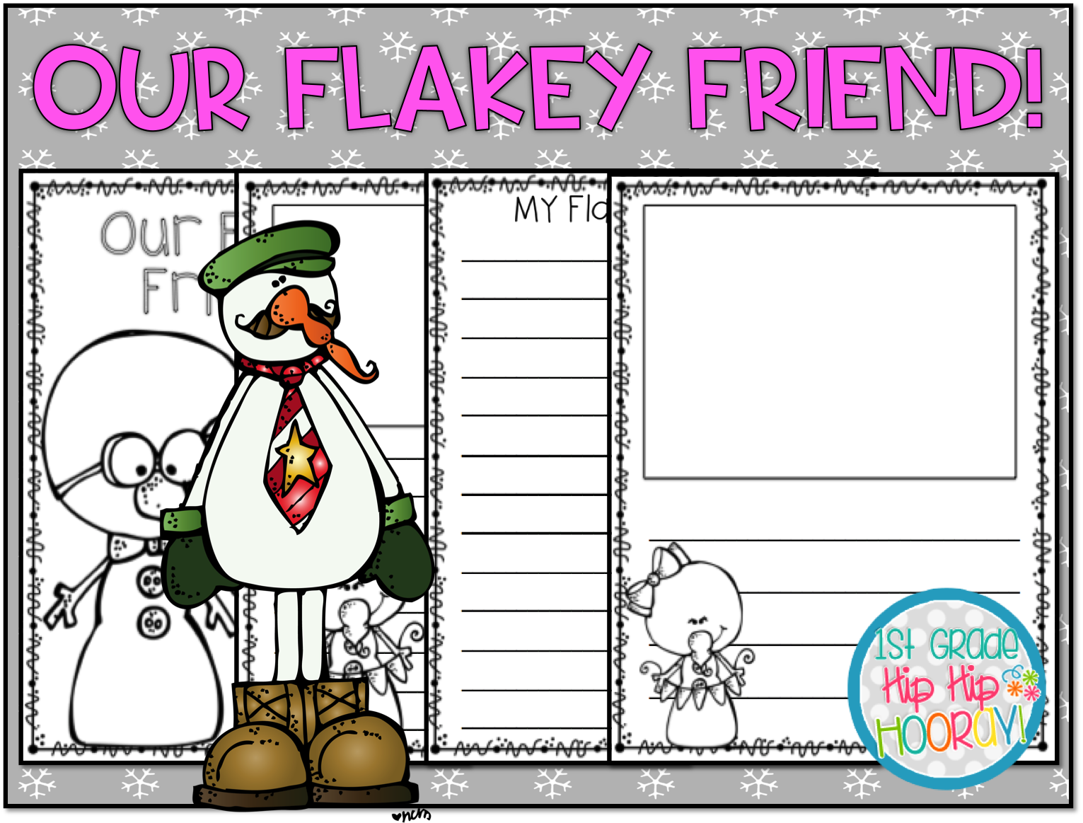 1st Grade Hip Hip Hooray!: Flakey Friends...Graphic Organizers