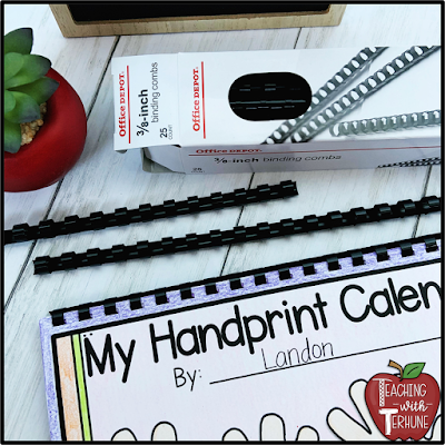Teaching With Terhune: Handprint Calendar – Student Made Calendar for a ...