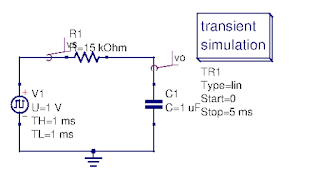 RC Integrator and Differentiator using QUCS