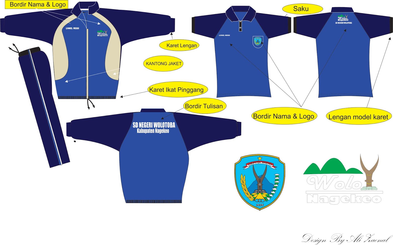 Contoh Pakaian Seragam Kostum Olahraga untuk Mengikuti Proses Kegiatan ...