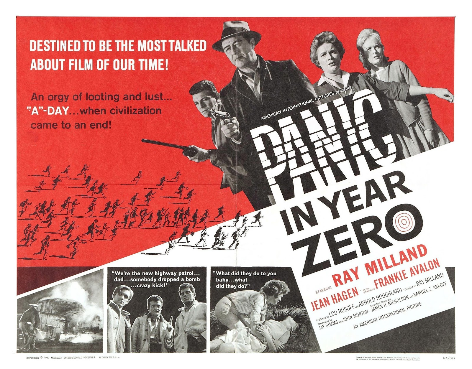 The Cathode Ray Mission: Hump Day Posters: Panic in Year Zero! (1962)