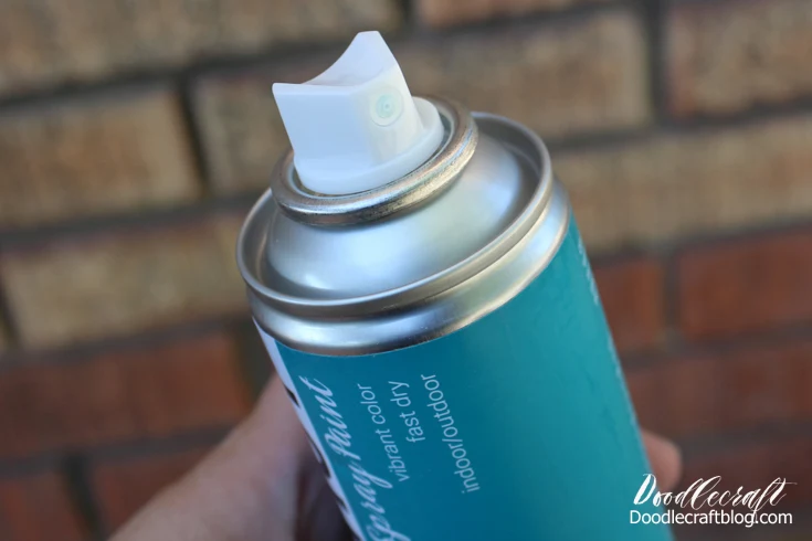 Colorshot Spray Paint Upcycled Furniture DIY