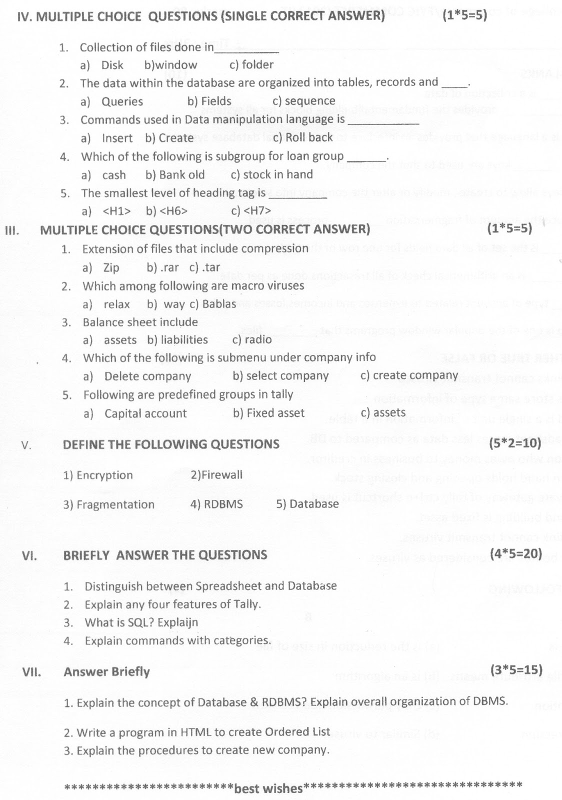 Question Papers Collection IT FYJC question-papers-collection-it-fyjc
