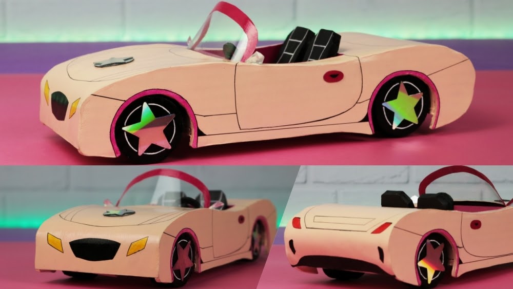 CARRO CONVERSÍVEL FEITO COM MATERIAIS RECICLADOS - Angélica Batista Diy