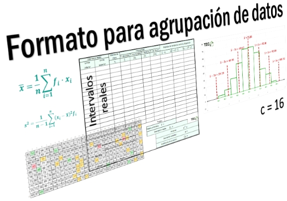 Matemáticas con Tecnología: Statistical Analysis Template: Grouped Data 16i