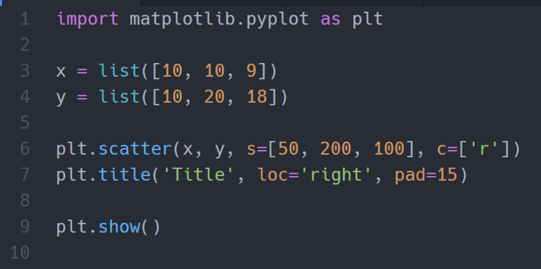 Python matplotlib.pyplot.title():산을 붉게 물들이는 꽃