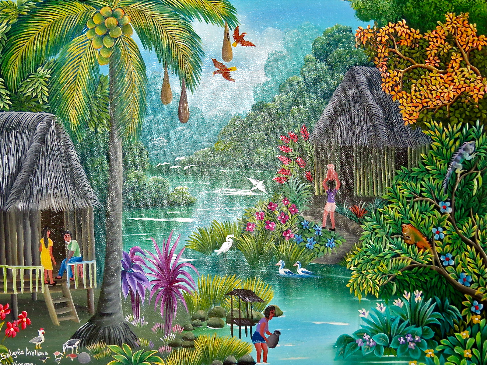 Rive - Il mondo delle isole: Solentiname, Nicaragua: piccole isole con ...