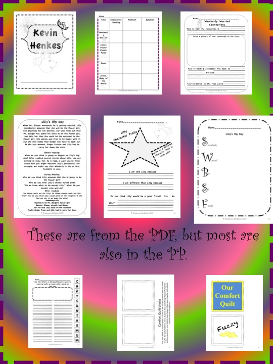 First Grade Fingerprints: Kevin Henkes author study
