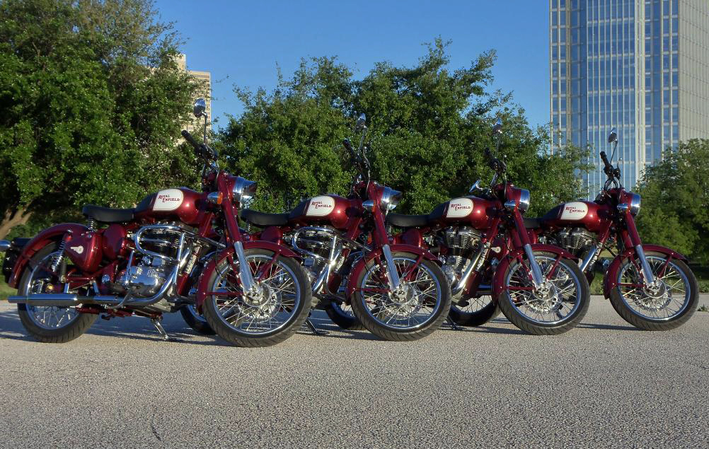 RoyalEnfields.com: Royal Enfield C5s performed with Texas Shriners