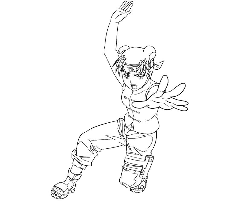 Tenten 12 Coloring | Crafty Teenager