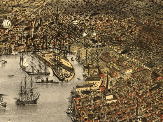 SECRETFORTS: The Map : Wallabout Bay and The Brooklyn Navy Yard.