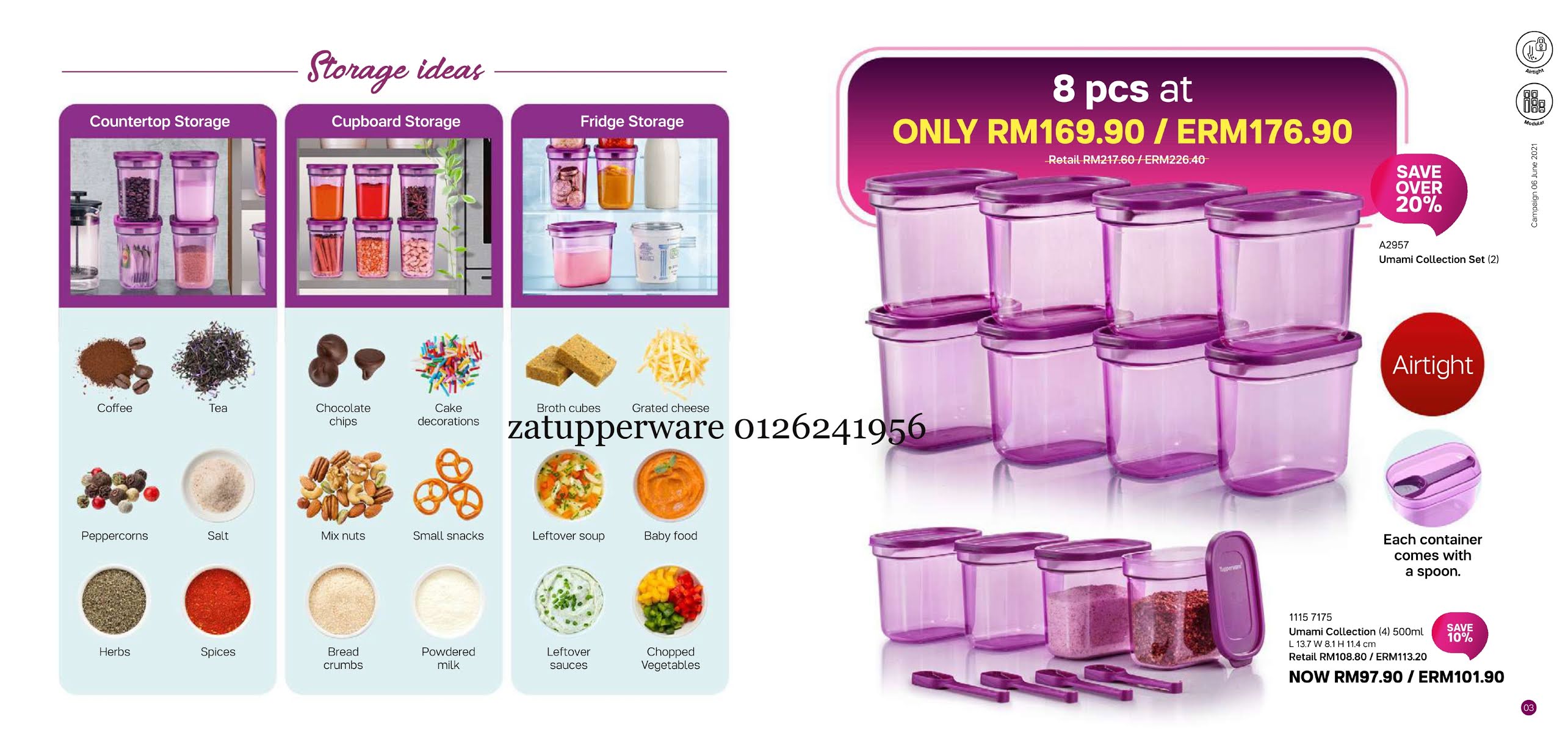 Za Tupperware Malaysia : June 2021