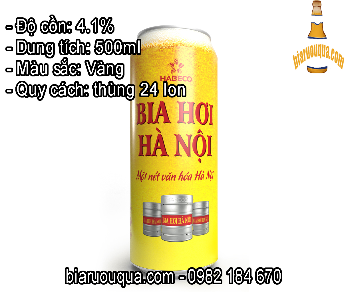 Bia lon, bia chai Việt Lager giá sỉ, lẻ tốt nhất Hà Nội