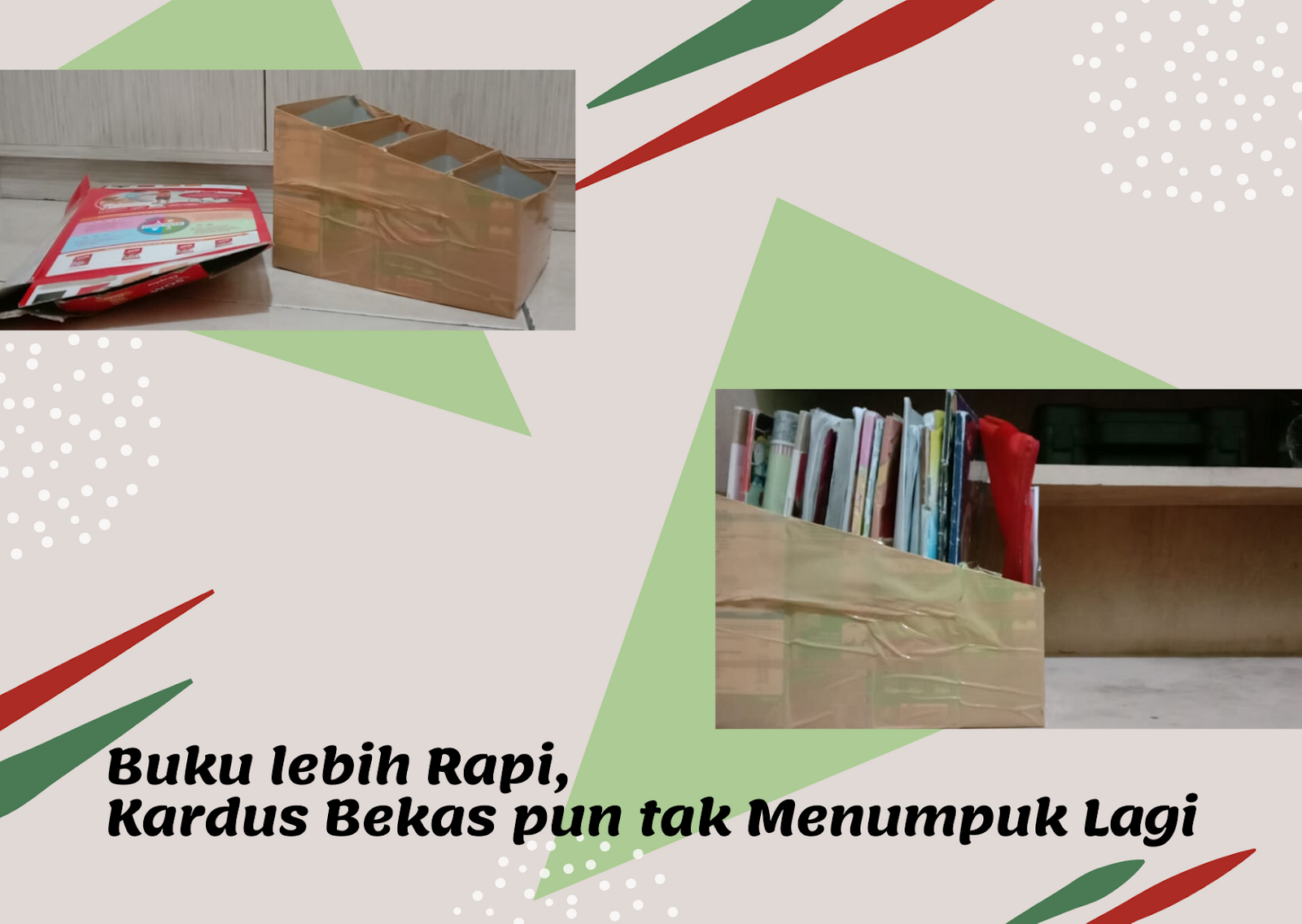 #7 : BUKU LEBIH RAPI, KARDUS BEKAS PUN TAK MENUMPUK LAGI - Hessa ...