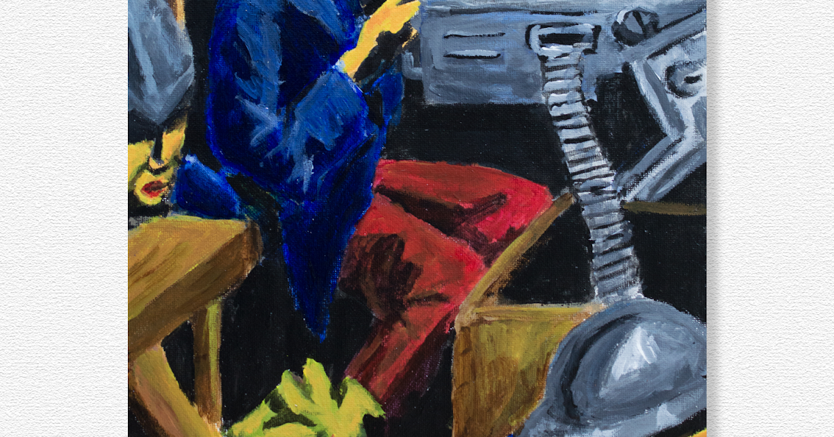 002. Christopher R. W. Nevinson:La Mitrailleuse