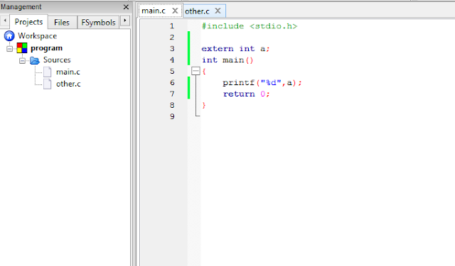 Auto and Extern in C
