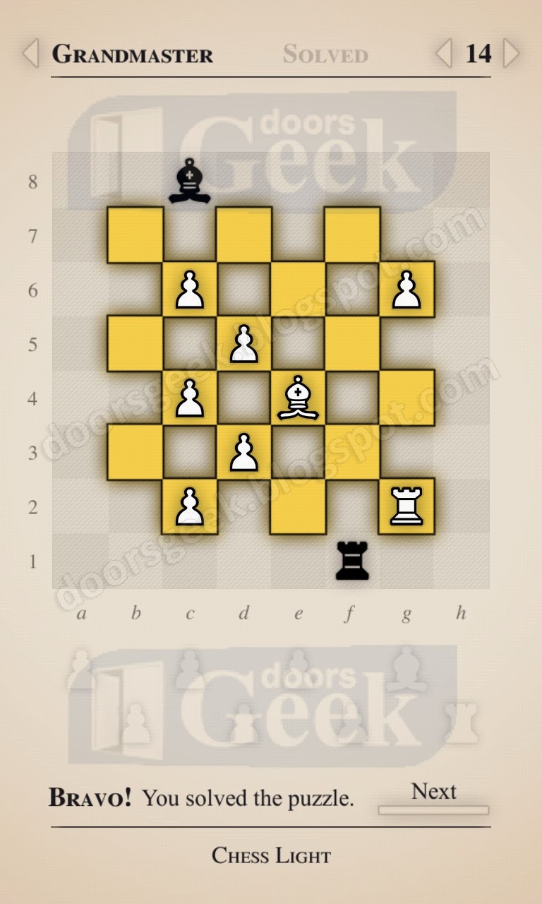 Chess Light [Grandmaster] Level 14 ~ Doors Geek