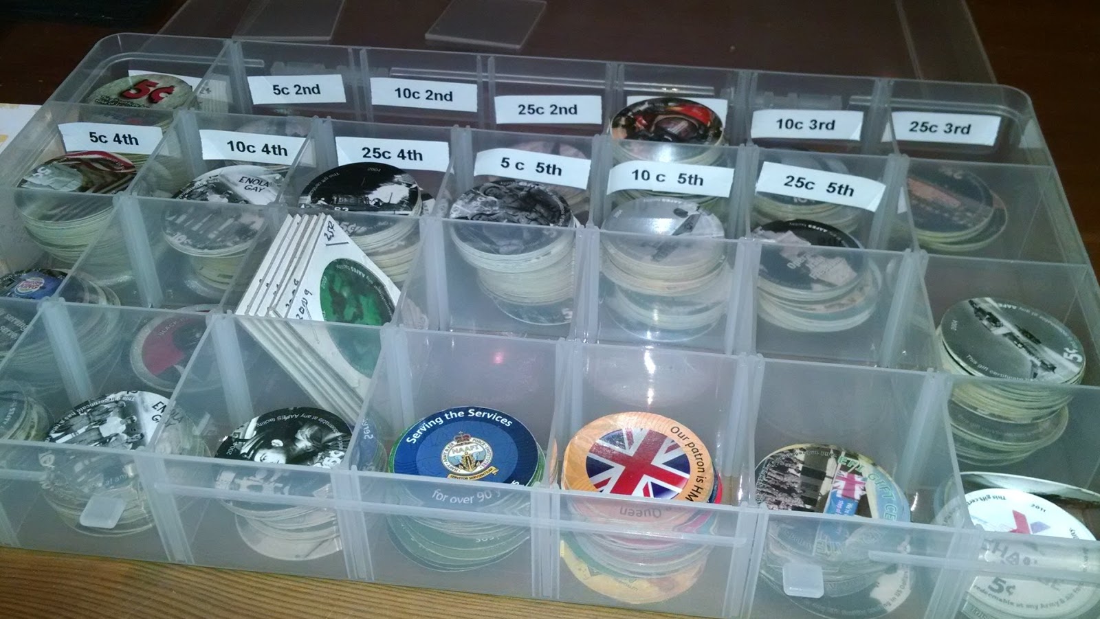 AAFES POGS sought after by Collectors.: 533 different Pogs