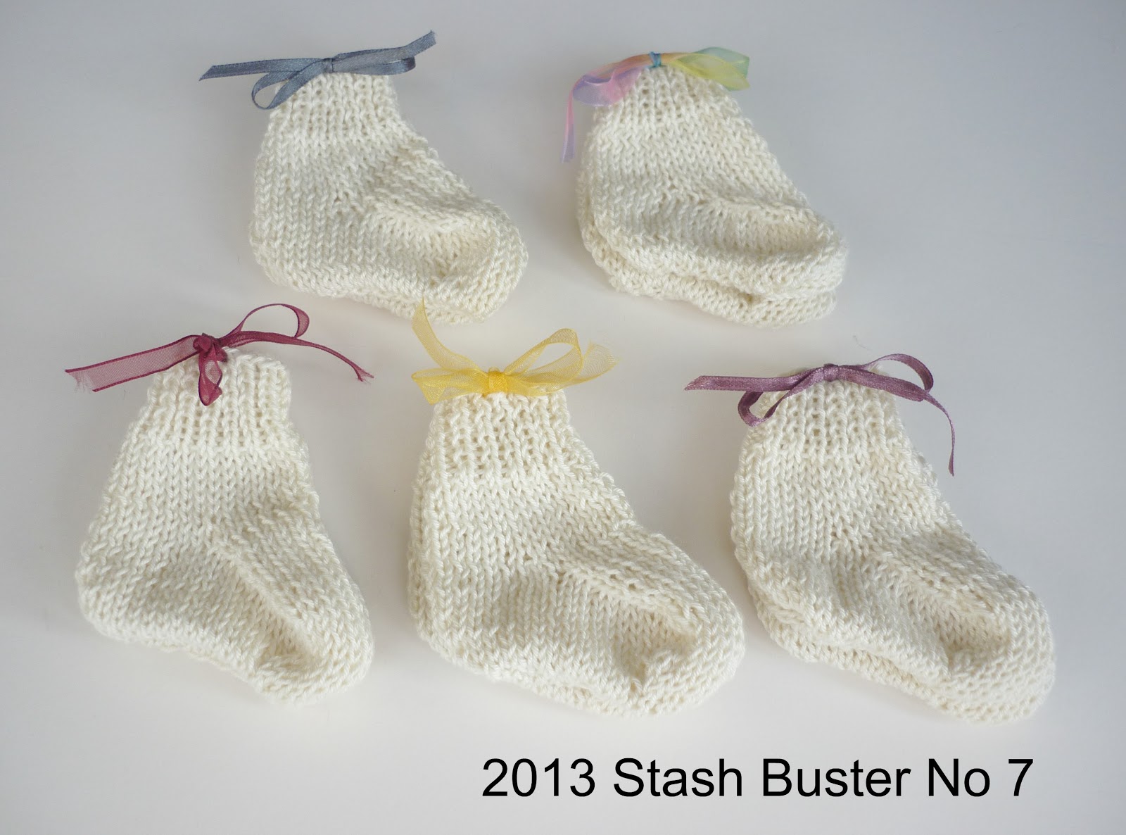 Mack and Mabel: Stash Buster Baby Socks Knitting Pattern