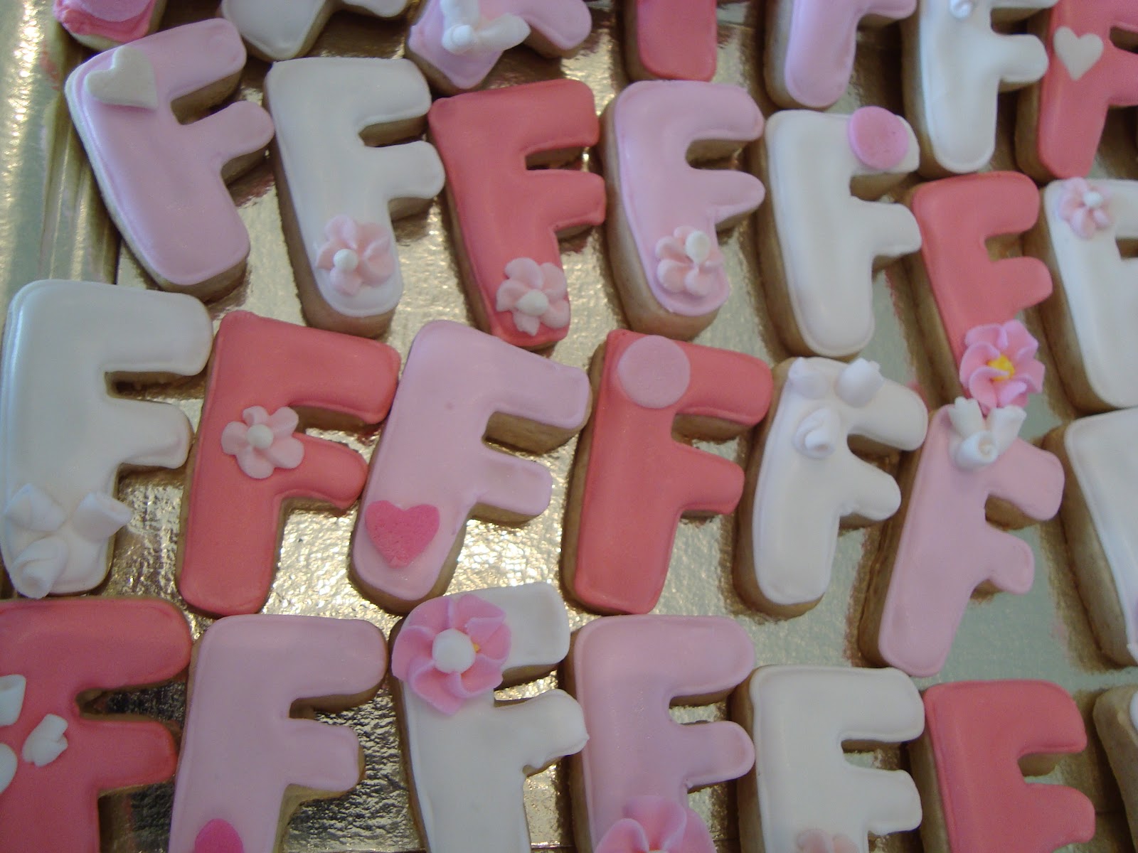 Dulce y Casero: Cookies iniciales y nombres