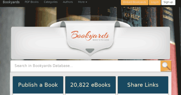 Bookyards: 50 Great Free Online Libraries